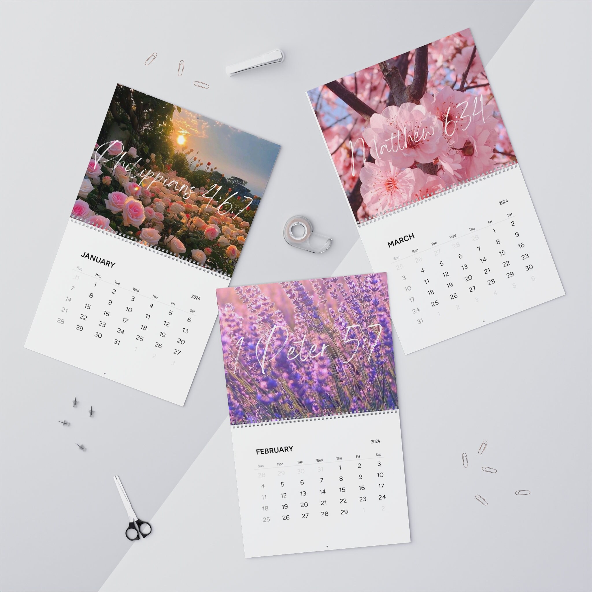 Wall Calendars 2024 - Etsy