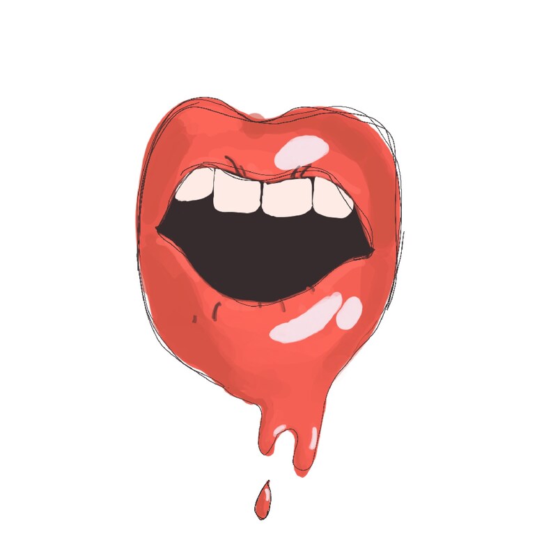 Melting Lips - Etsy