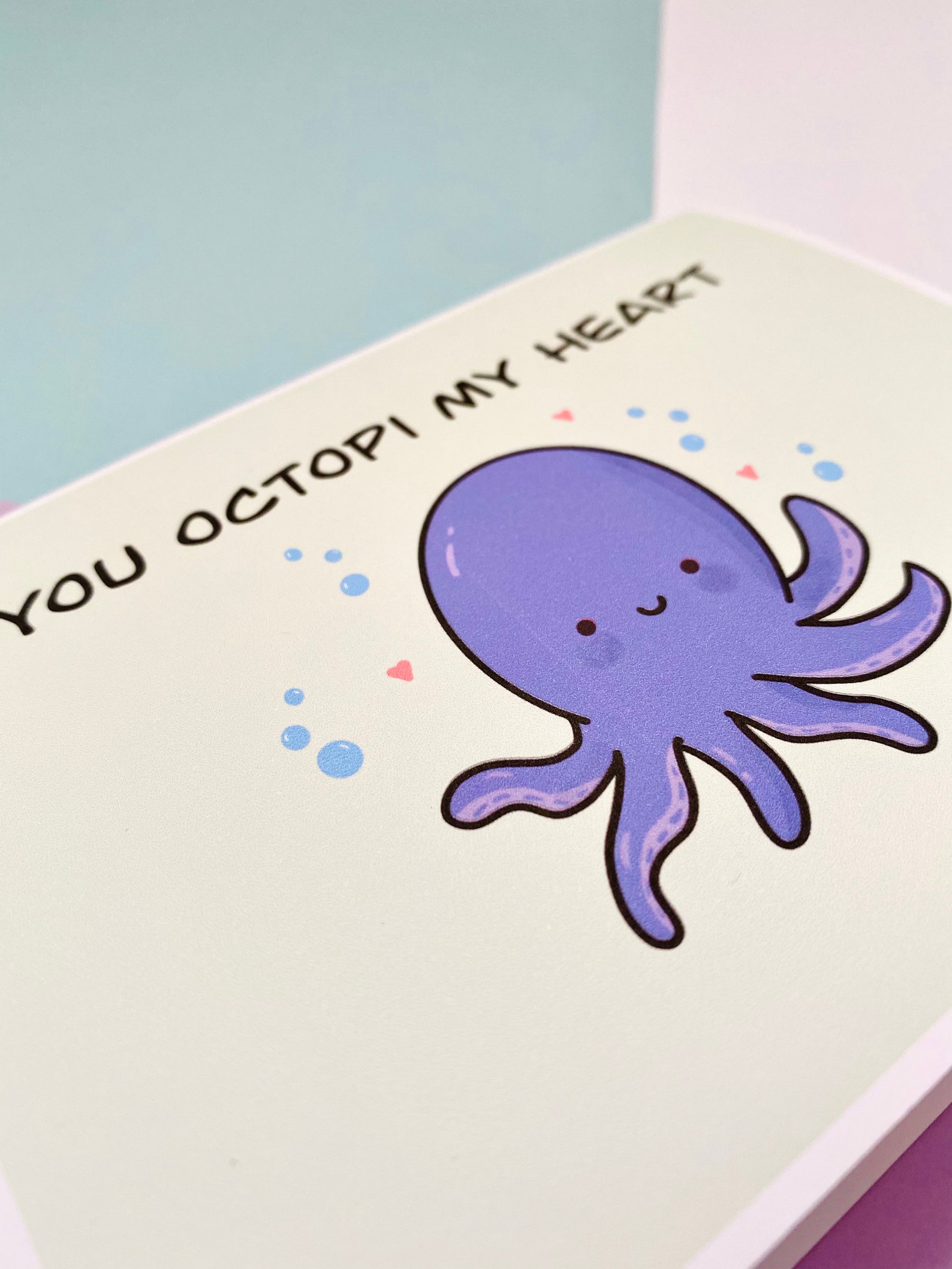 You Octopi My Heart Funny Card Punny Greeting Card | Etsy