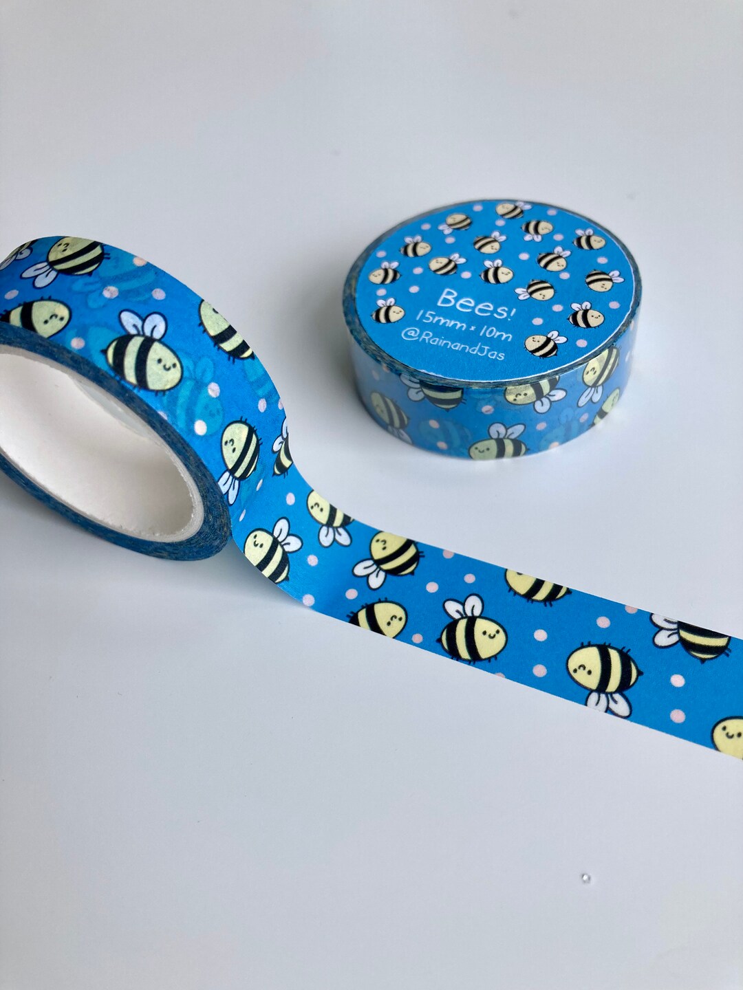 Bee Washi Tape | Cute Bees Washi Tape Decorative Tape Save the Bees ...