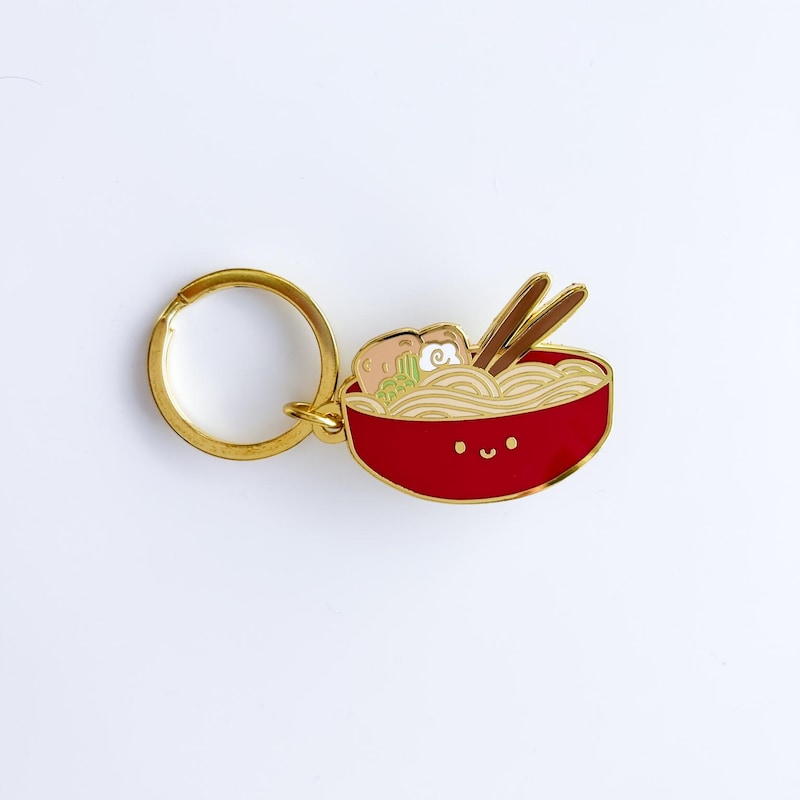 Noodle Keychain - Etsy