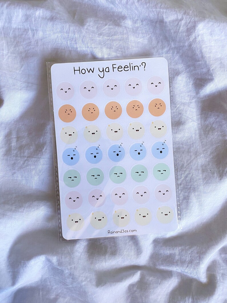 How Ya Doin' Sticker Sheet Faces Sticker Sheet Cozy - Etsy
