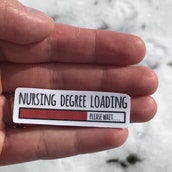 Nursing Student Degree Loading Sticker - Etsy