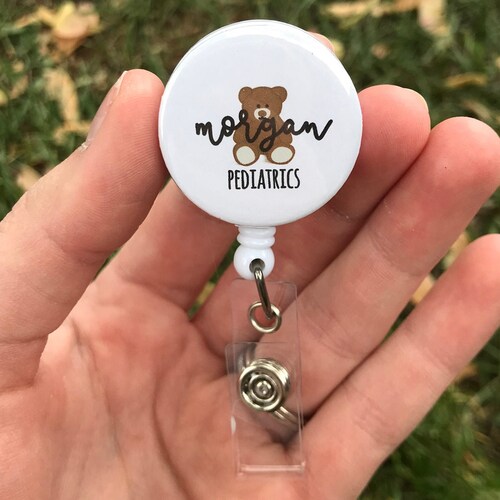 Peds/pediatrics Healthcare Worker/nurse Personalized Badge - Etsy