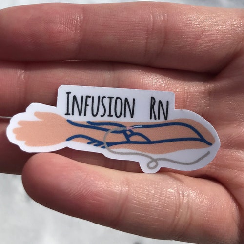 Infusion Nurse Sticker - Etsy