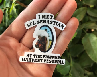 Parks and Rec Recreation Lil Li'l Little Sebastian Pawnee Sticker 3 ...