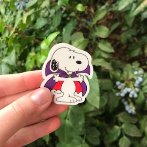Snoopy Vampire Sticker - Etsy