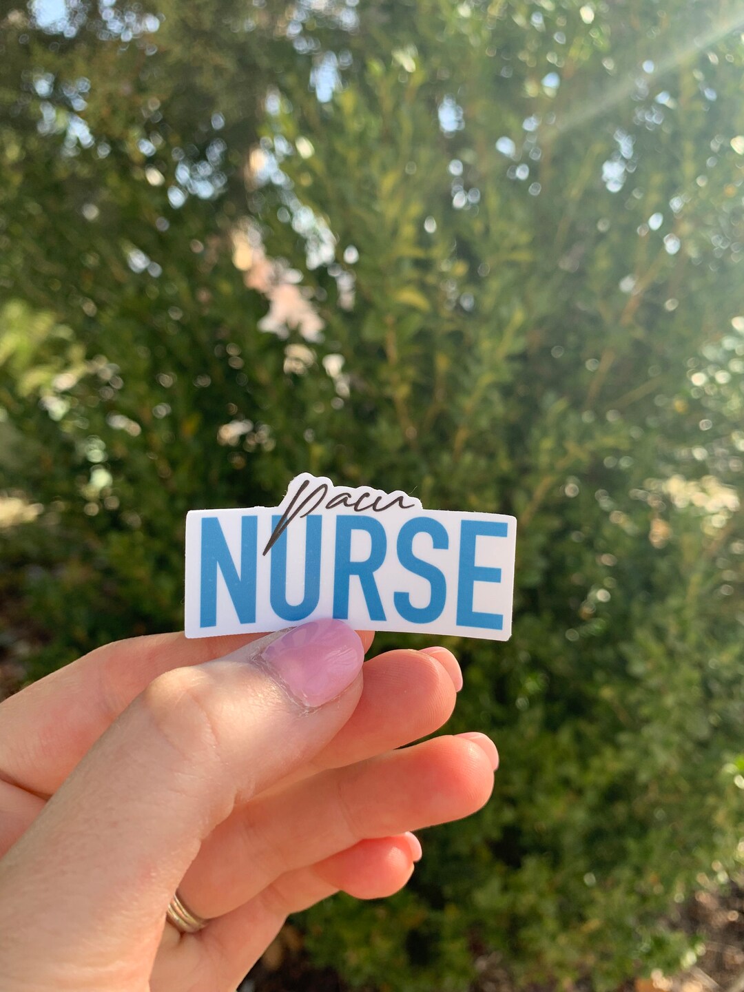 PACU Post Anesthesia Care Unit Sticker Block Letters - Etsy