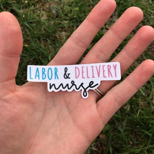 OB Nurse Decal Labor & Delivery Nurse Decal - Etsy