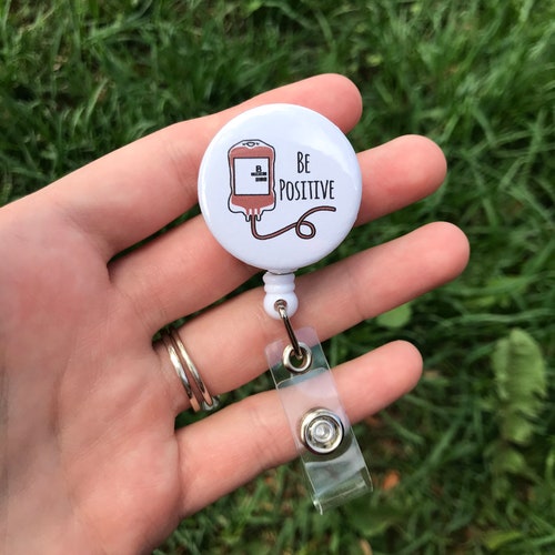 IV Bag Badge Reel Badge Holder Medical Badge Reel Blood - Etsy