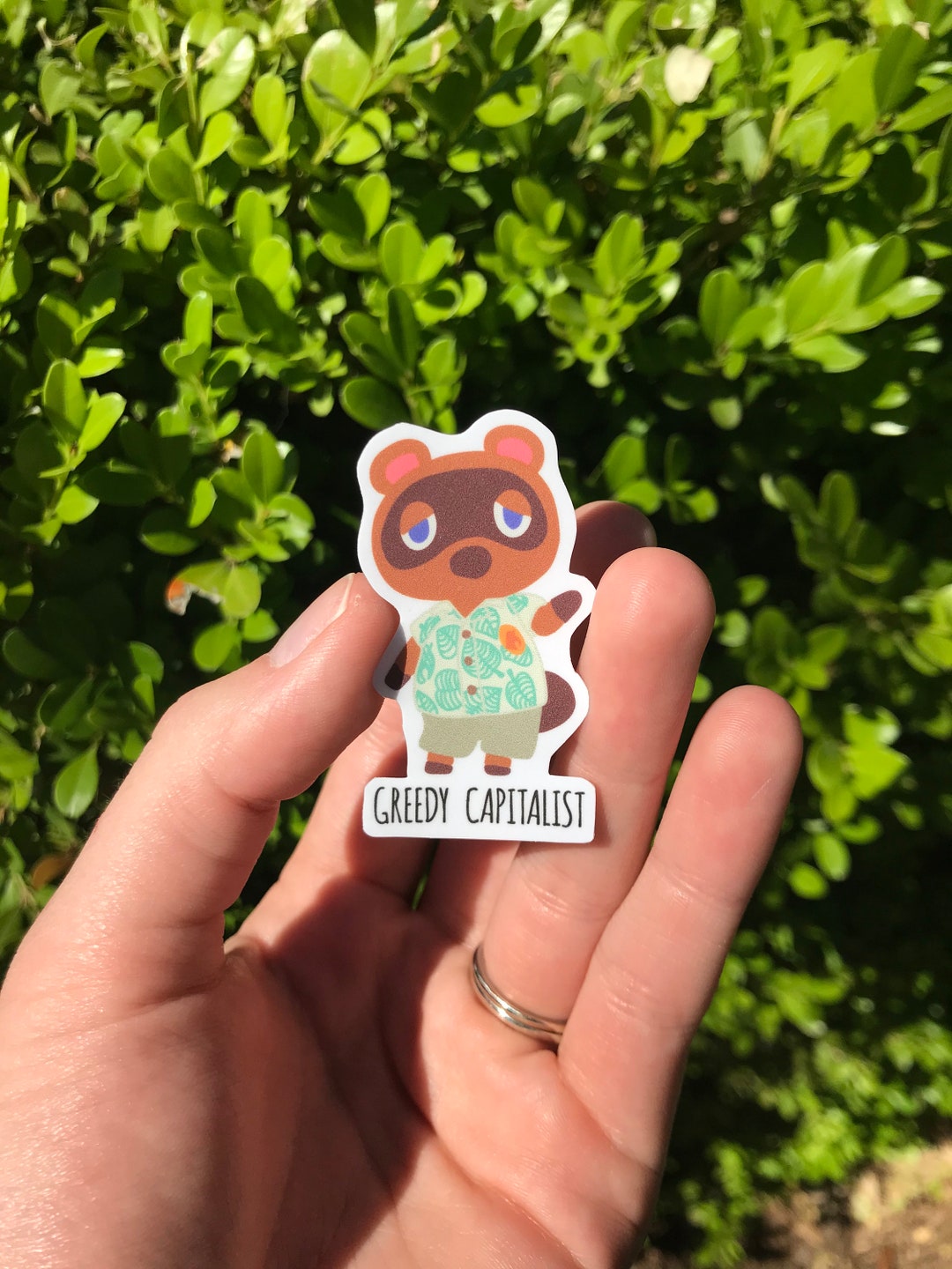 Tom Nook Greedy Capitalist Animal Crossing Sticker - Etsy
