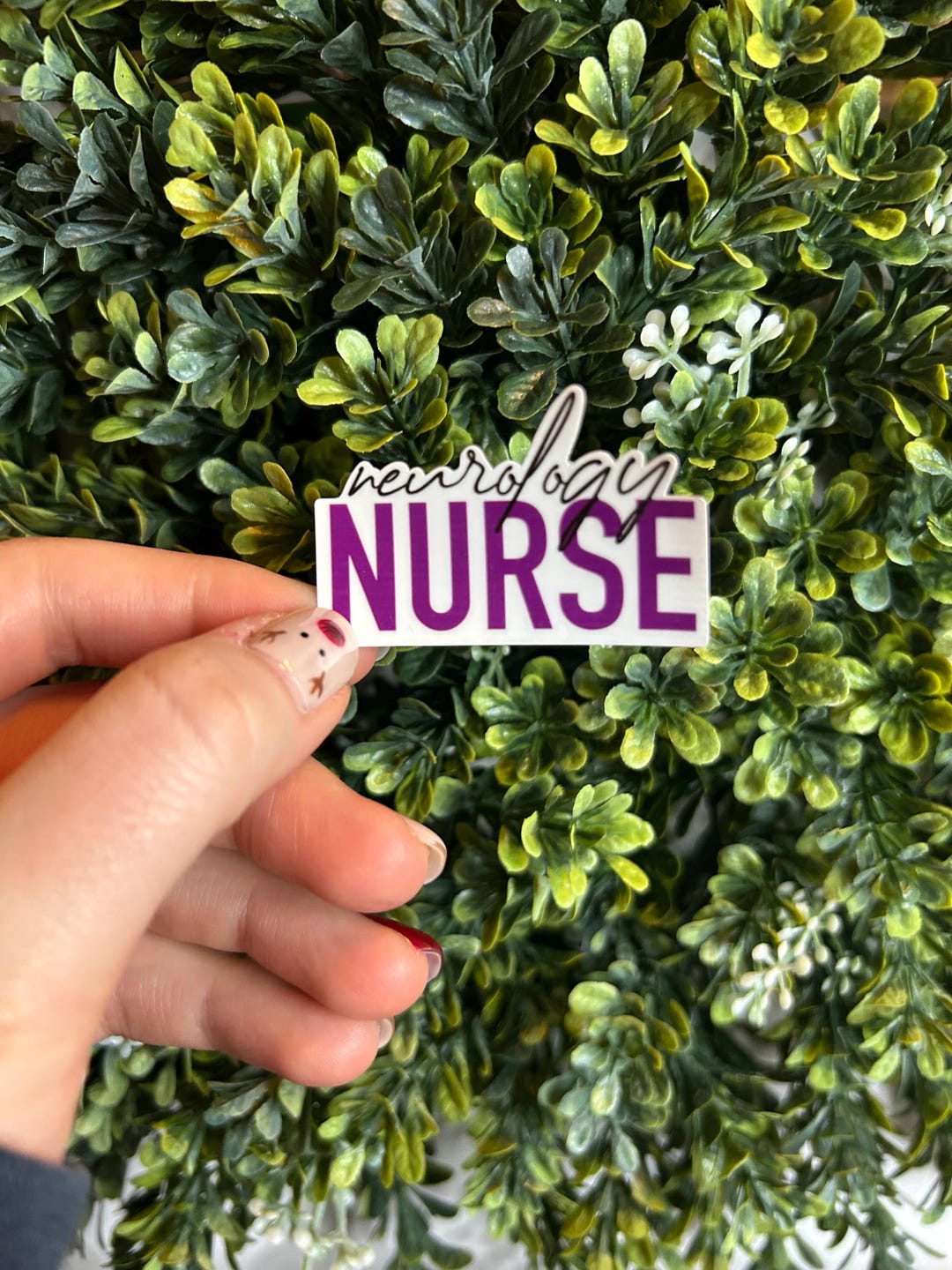 Neurology Nurse Sticker Block Letters - Etsy