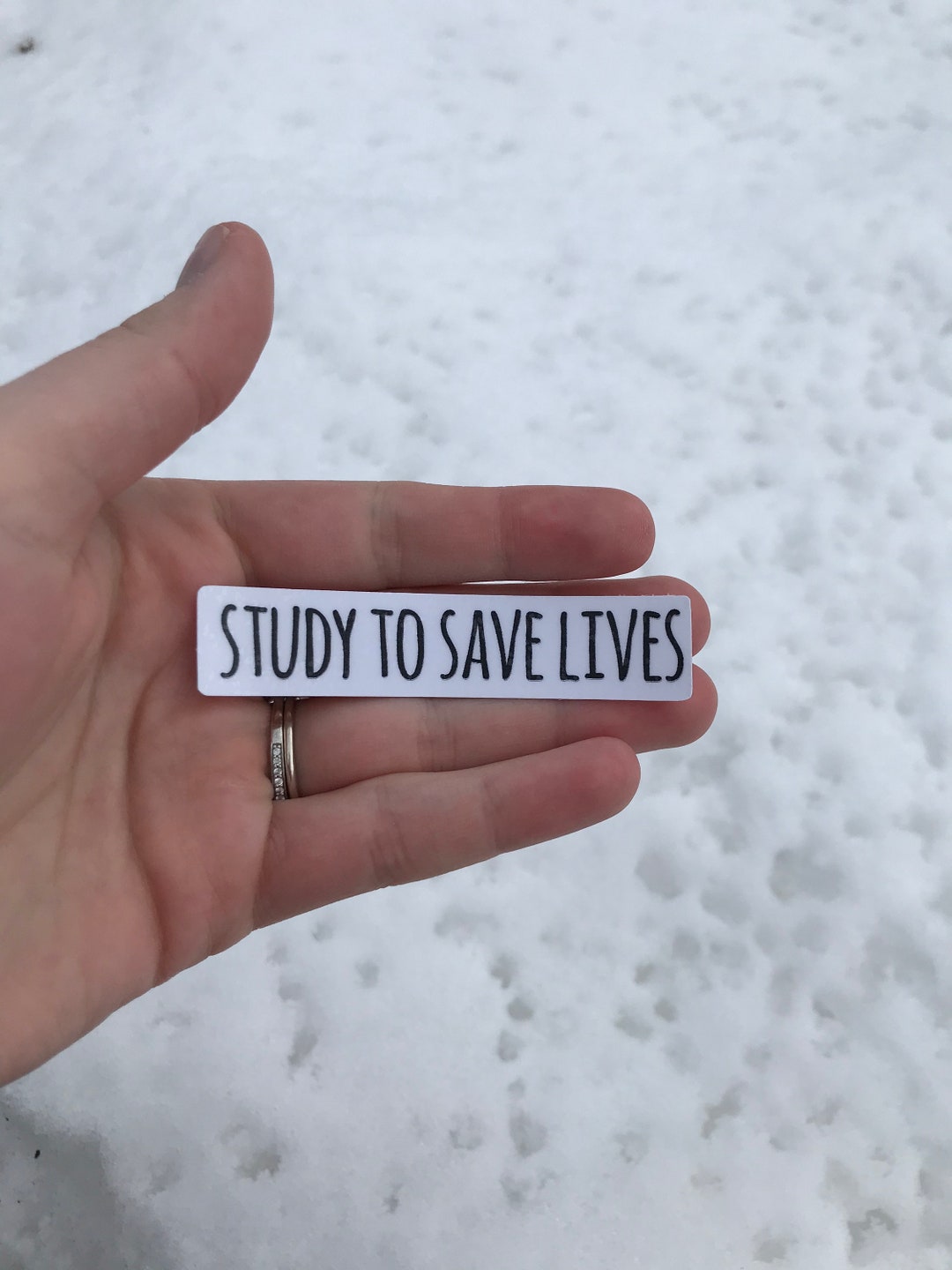 Study to Save Lives Sticker - Etsy