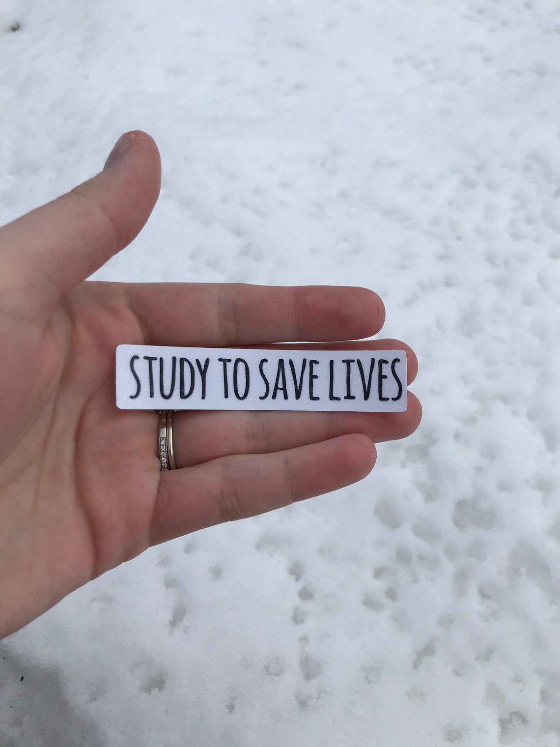 Study to Save Lives Sticker | Etsy