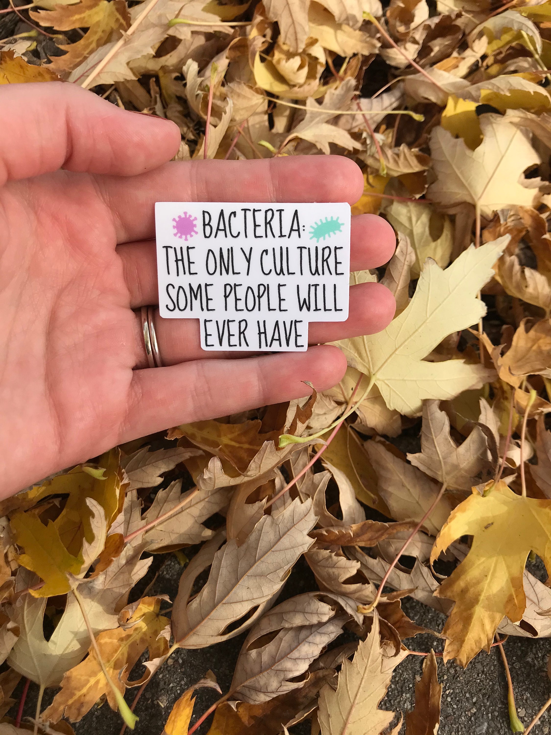 Bacteria Sticker - Etsy