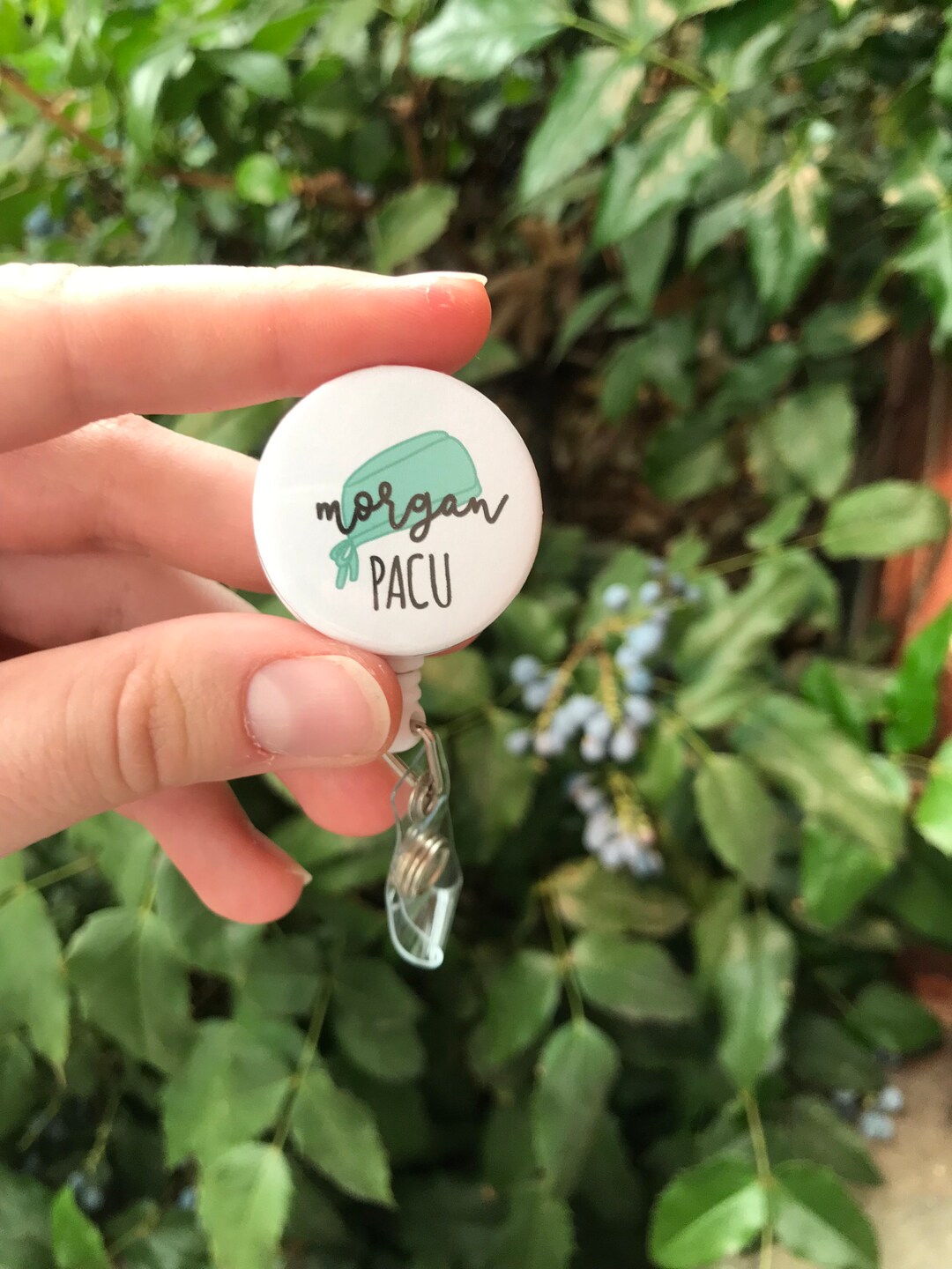 PACU post Anesthesia Care Unit Personalized Badge Reel - Etsy
