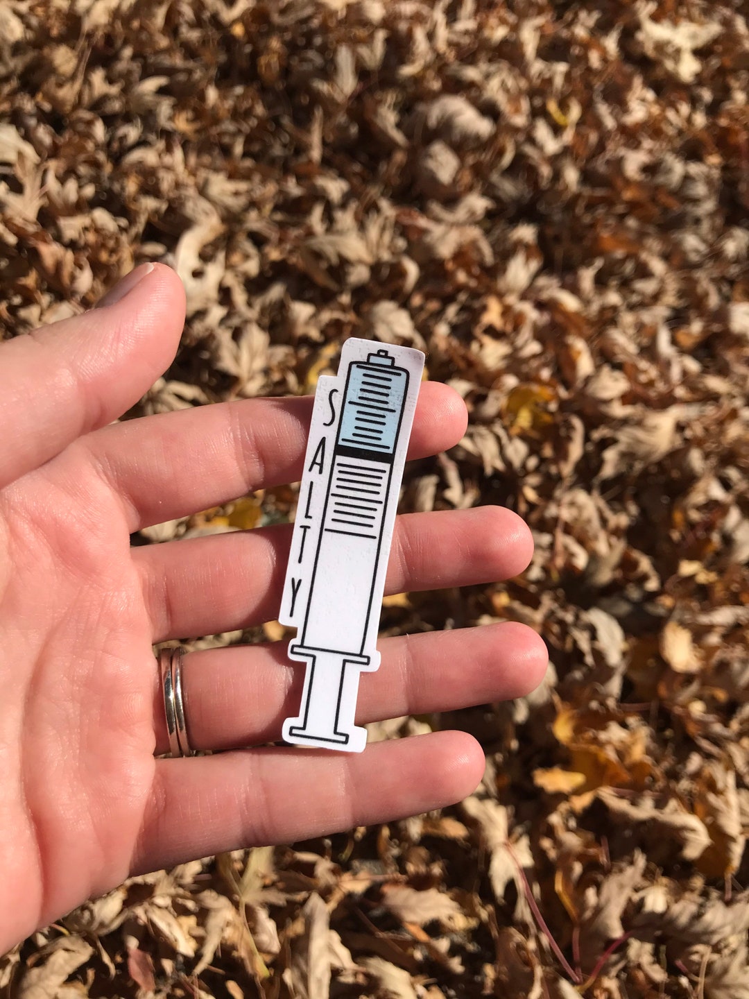 Salty Saline Flush Sticker - Etsy