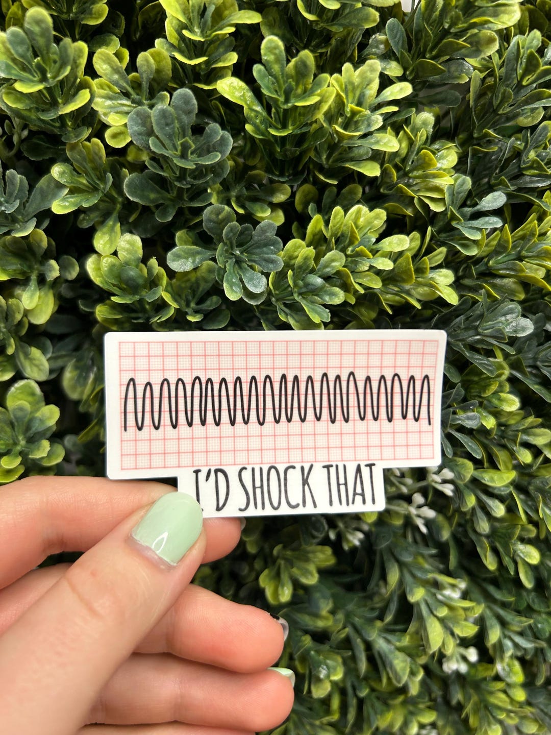 I'd Shock That V-tach Nursing/healthcare Sticker - Etsy