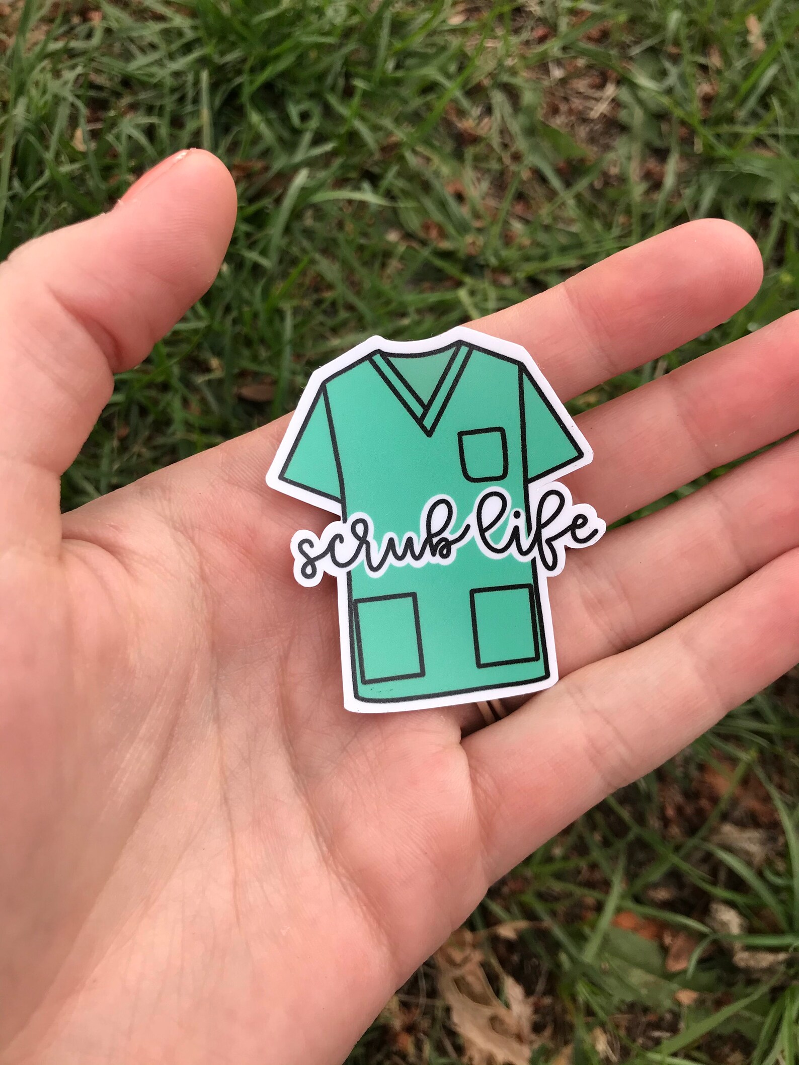 Scrub Life Healthcare/nursing Sticker - Etsy