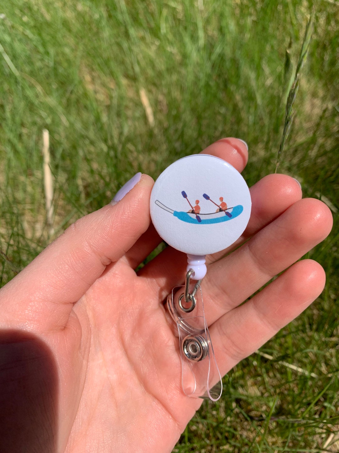 Cooch Canoe Purewick Nursing/healthcare Badge Reel - Etsy