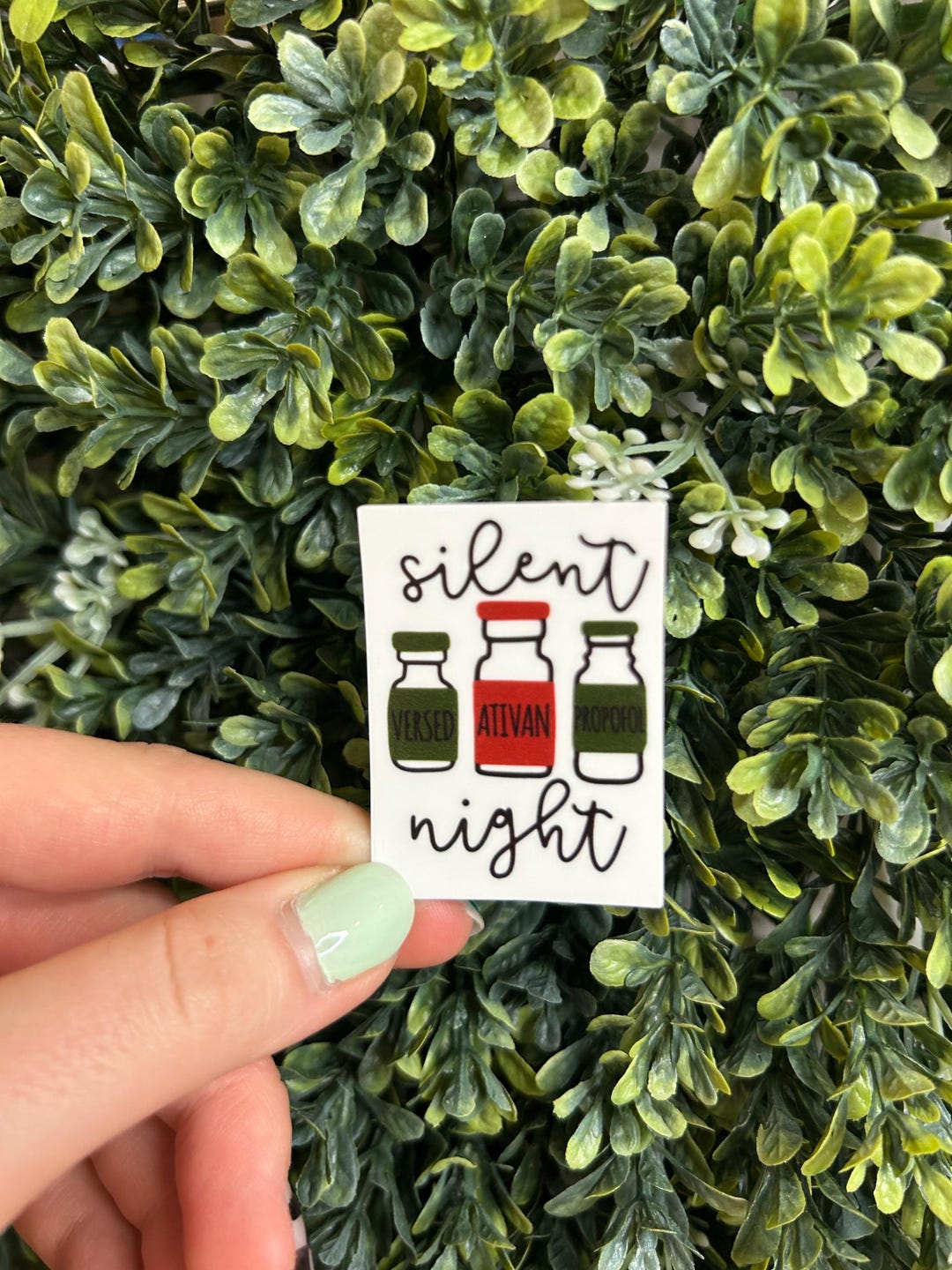Silent Night (ativan, Versed, Propofol) Healthcare/nursing Sticker - Etsy