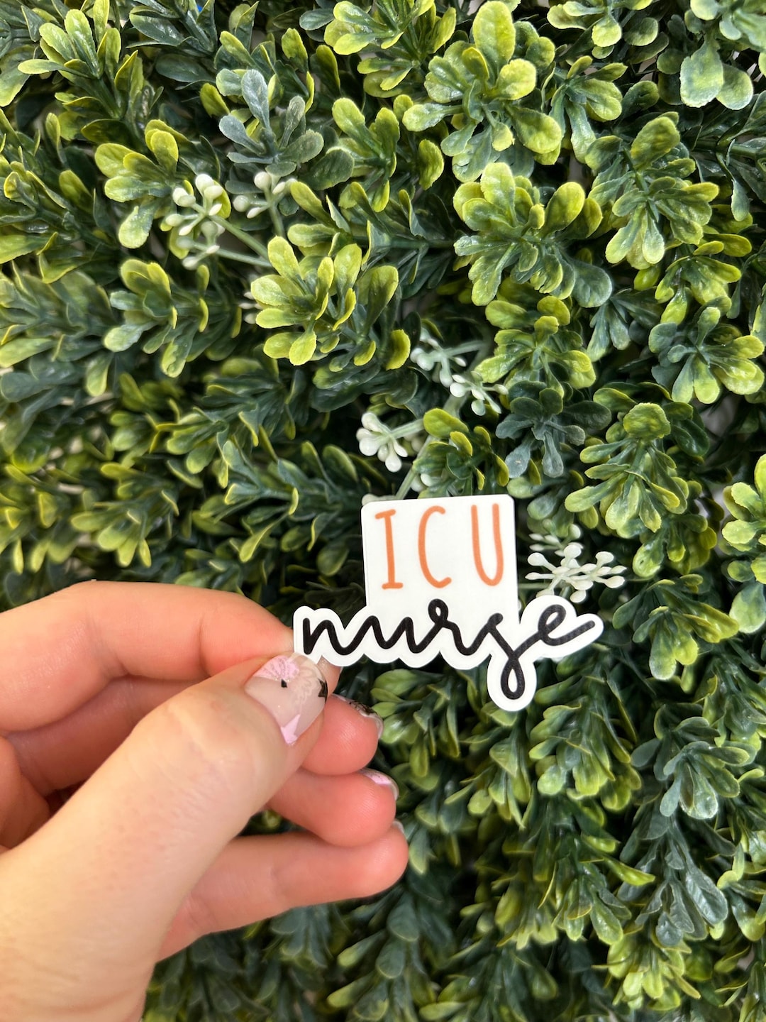 ICU Intensive Care Unit Nurse Sticker - Etsy