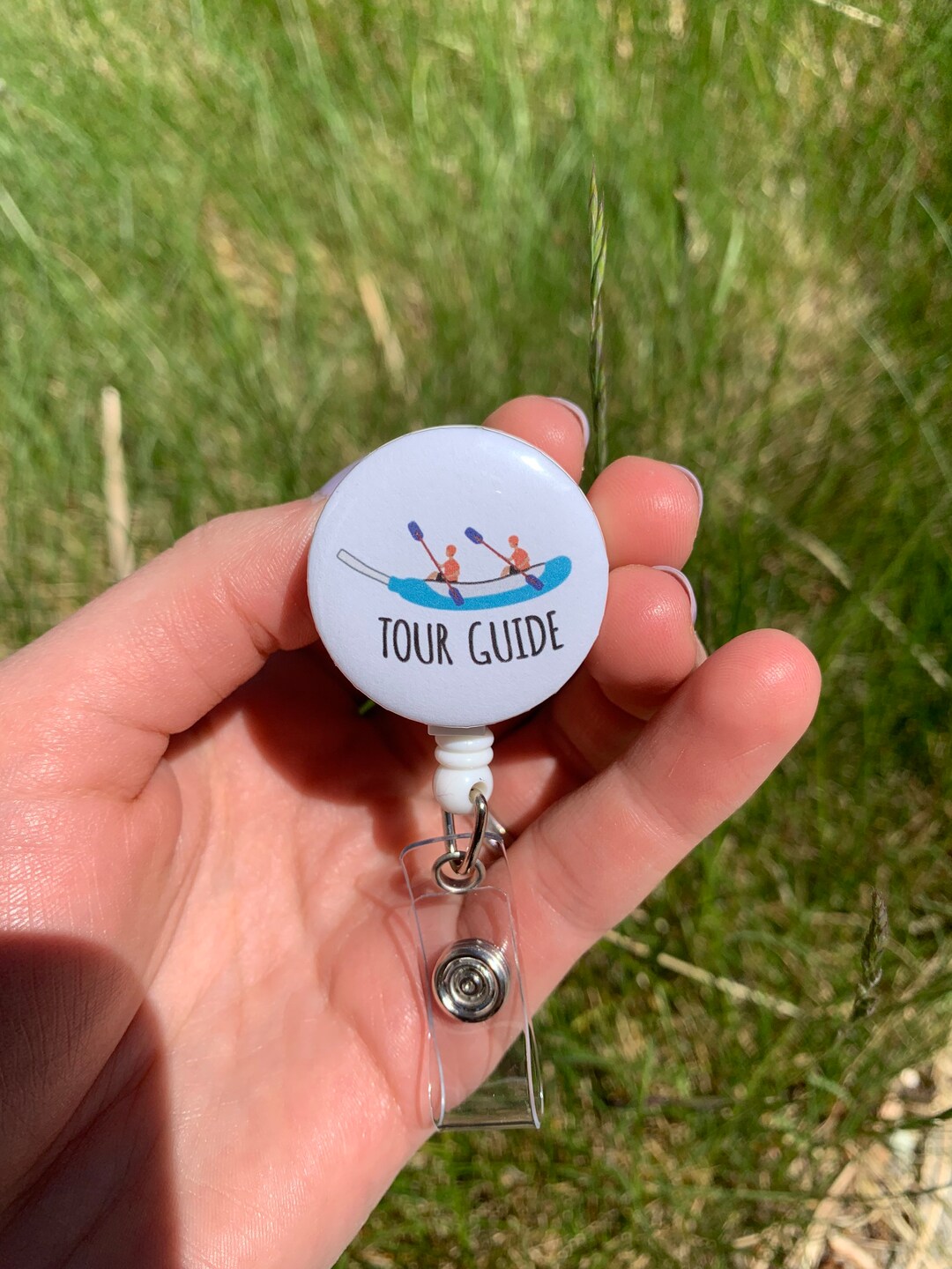 Cooch Canoe Purewick Tour Guide Healthcare/nursing Badge Reel - Etsy