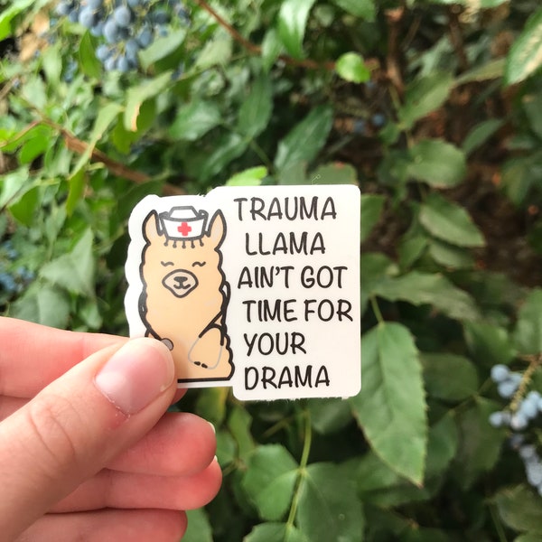 Funny Trauma Sticker - Etsy