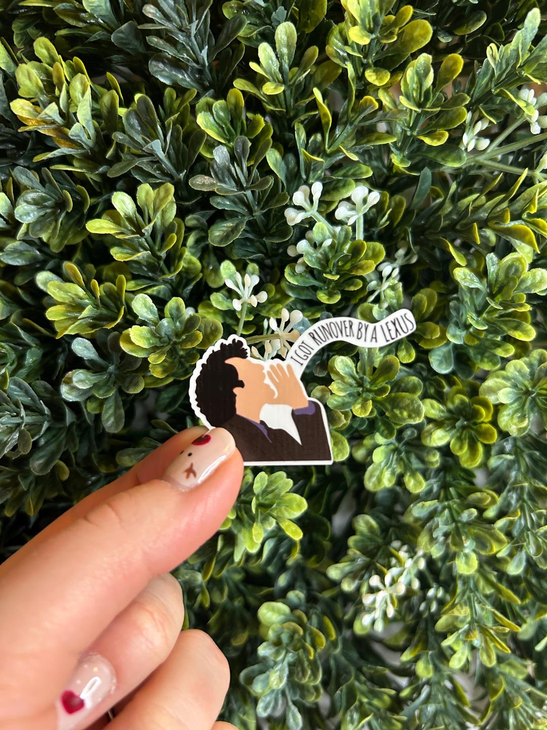 I Got Run Over by A Lexus Jean Ralphio Parks and Rec Sticker - Etsy