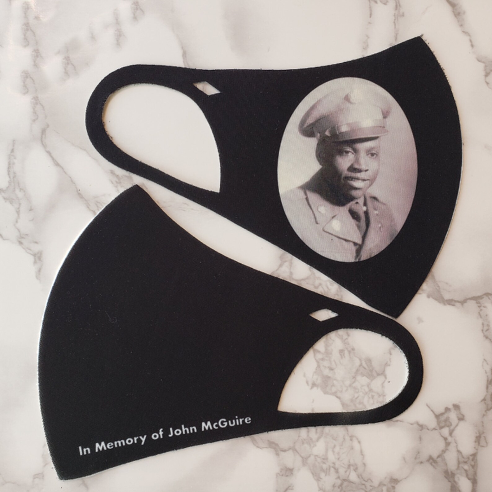 Funeral Custom Memorial Mask Personalized Face Mask in - Etsy
