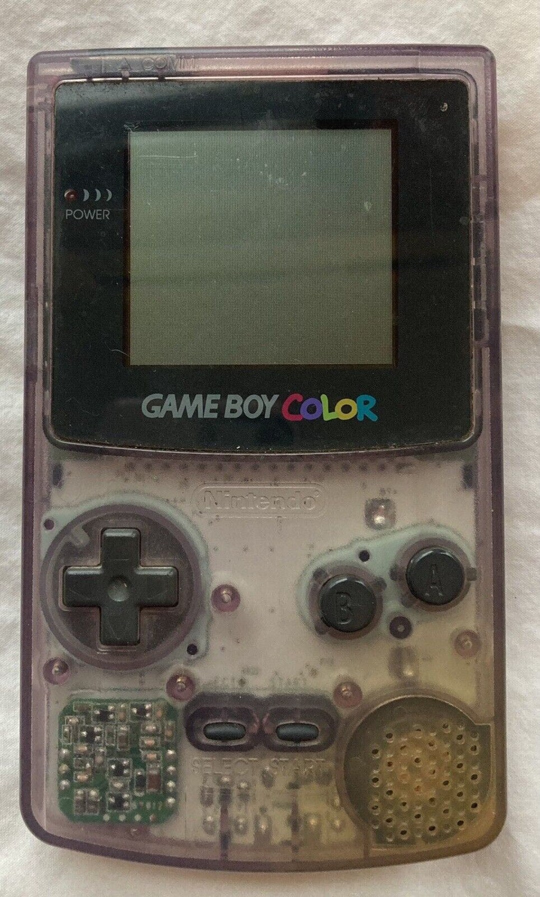Nintendo Game Boy Color Handheld System Atomic Purple/gray Tested and ...