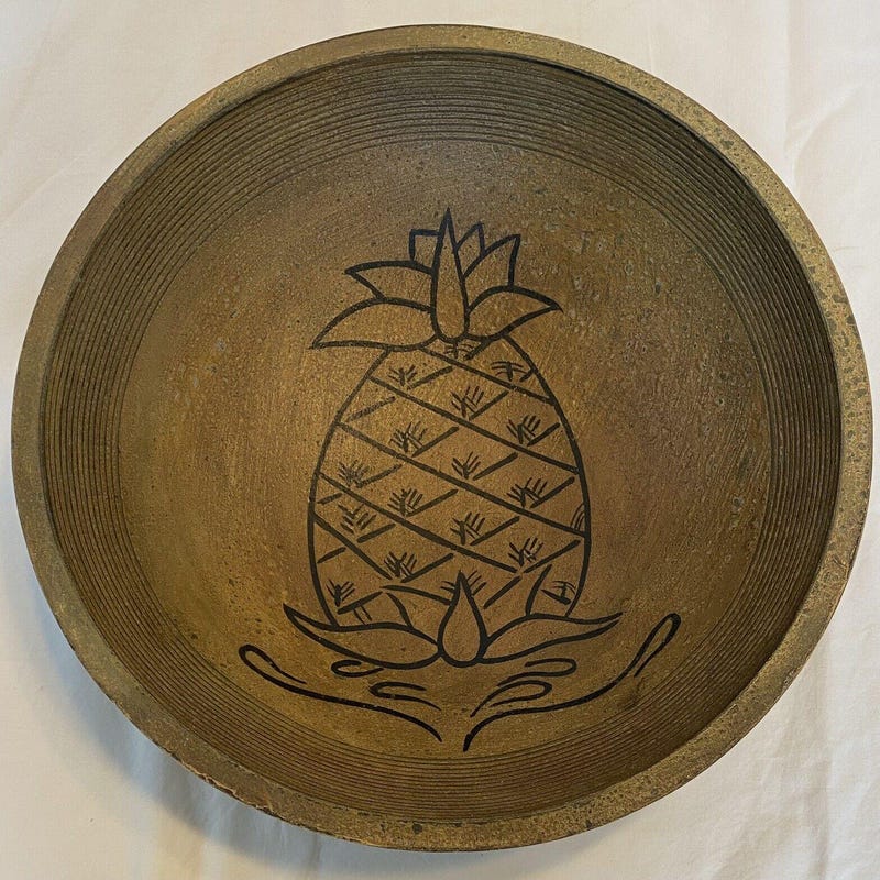 Primitive Pineapple - Etsy