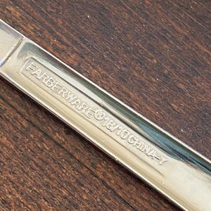 Farberware Stainless Flatware Center Ridge 18/10 Fork Spoon Knife 36 Pieces - Etsy