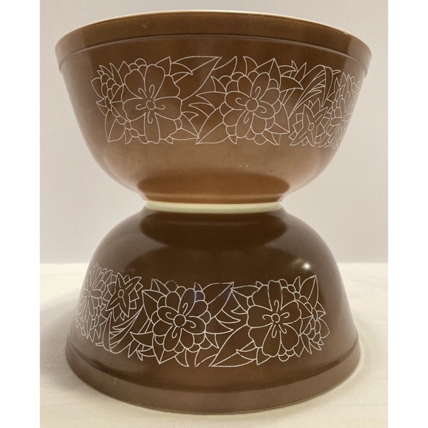 Brown Pyrex Bowls - Etsy
