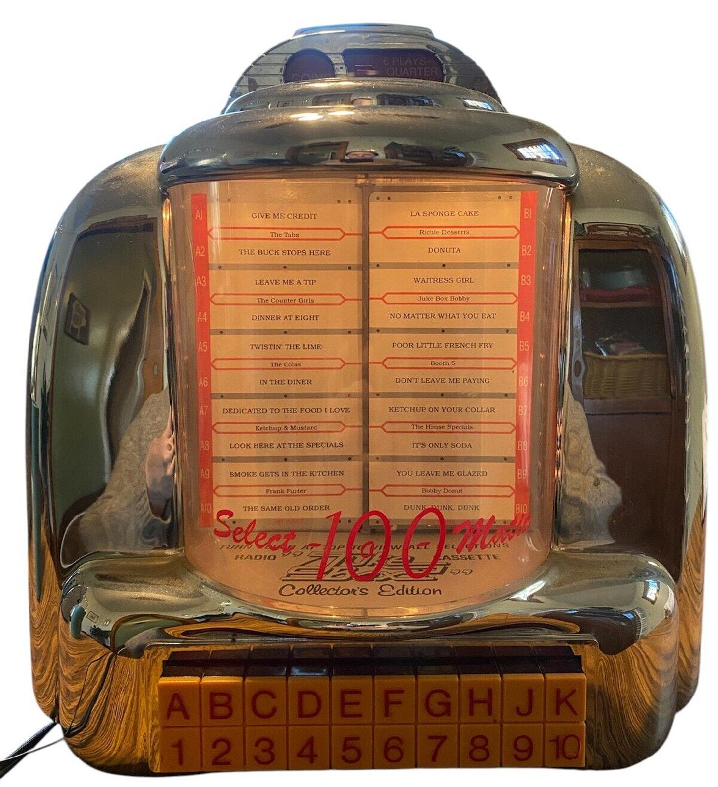 Spirit of St. Louis Jukebox Radio Cassette Select-o-matic 100 ...