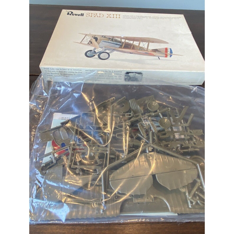 Vtg Revell Inc.1965 Frank Luke's Spad XIII Model Plane - Etsy