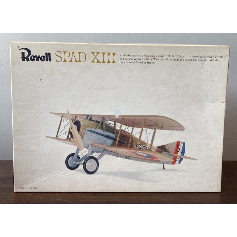 Vtg Revell Inc.1965 Frank Luke's Spad XIII Model Plane - Etsy