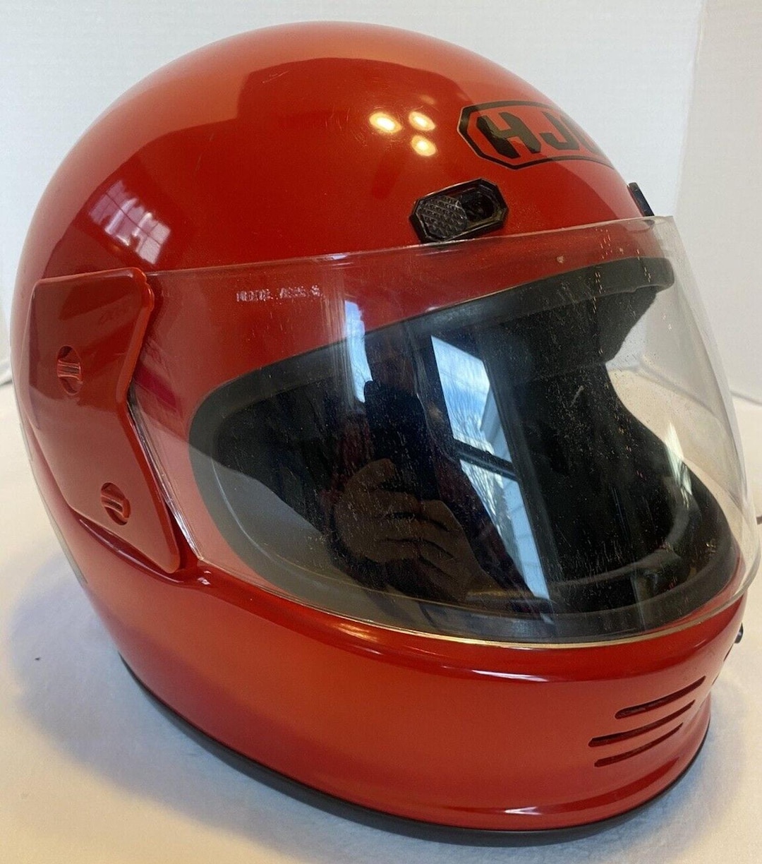 HJC Motorcycle Helmet Full Face FG4 Red Fiberglass 2014 - Etsy