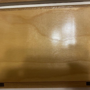1960's Vintage Wooden Dovetail Rooster Chicken Bread Box Cutting Board ...
