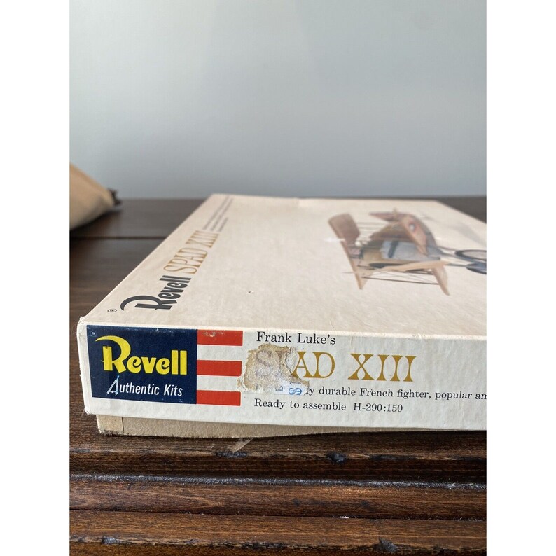Vtg Revell Inc.1965 Frank Luke's Spad XIII Model Plane - Etsy
