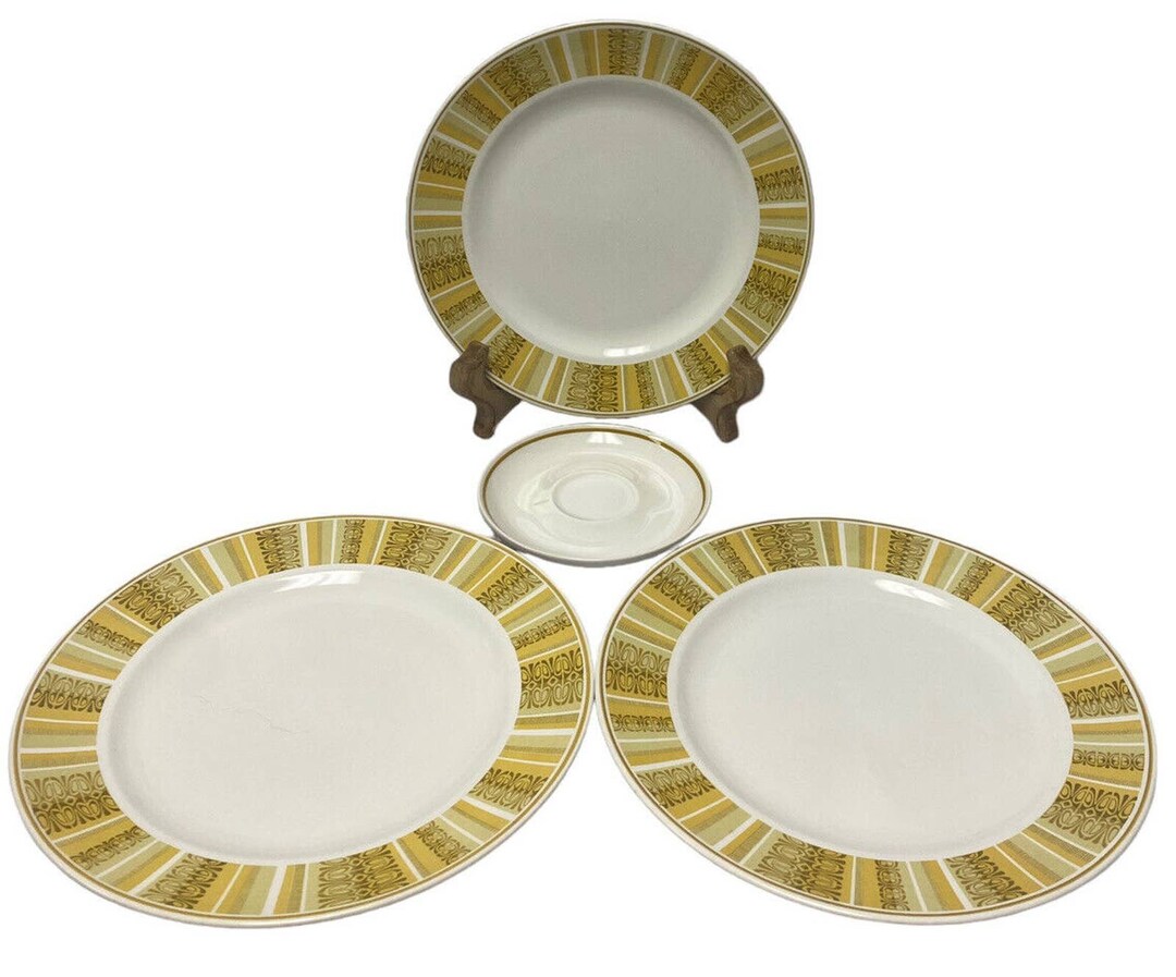 Franciscan Whitestone Ware Mid-century Hawaii 10 1/4” Dinner Plates Set ...