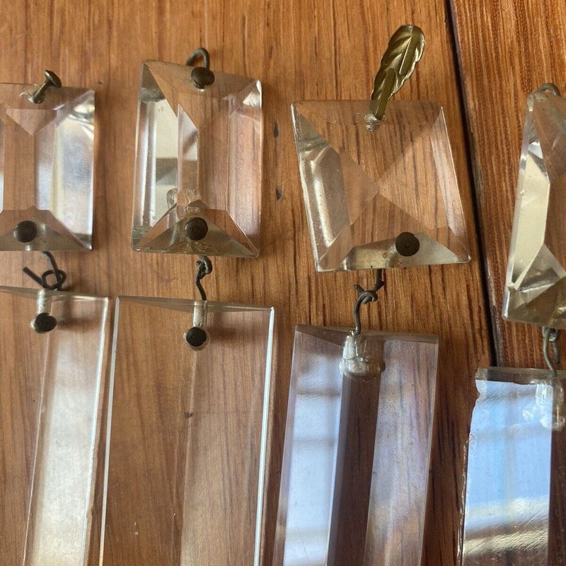 Antique Crystal Prisms - Etsy