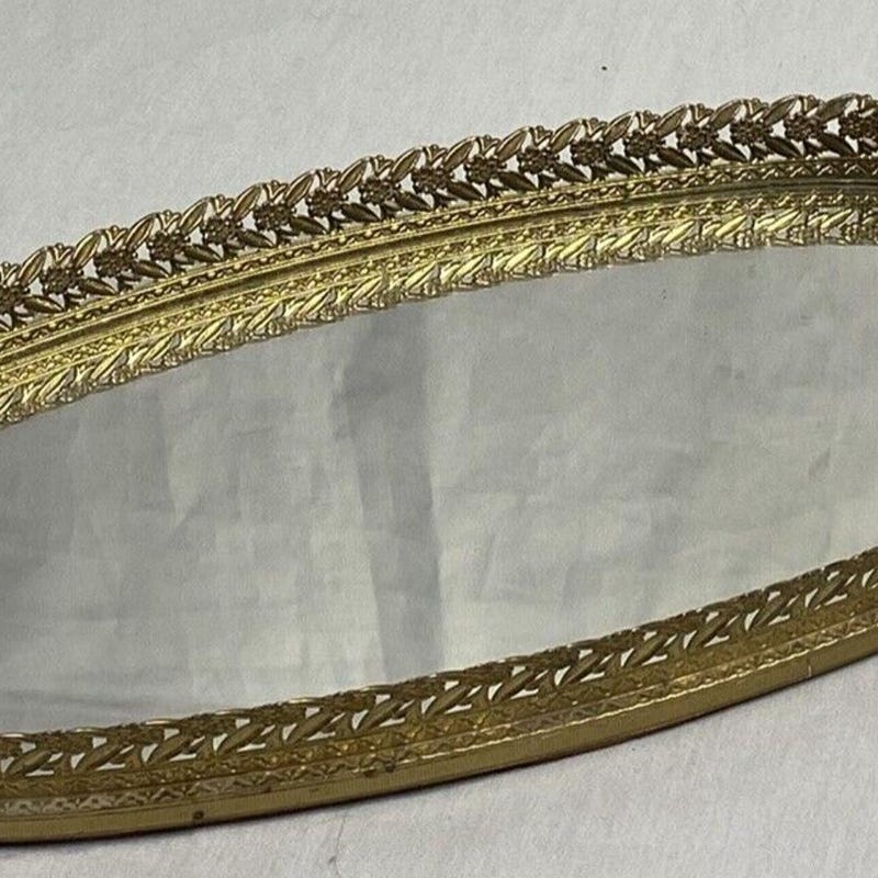 Gold Makeup Tray - Etsy UK