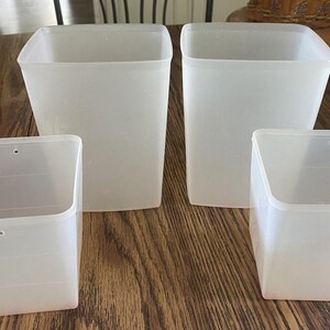 Vintage Red Barn Wooden Canister Set of 4 Sears by Styson Woodcrest ...