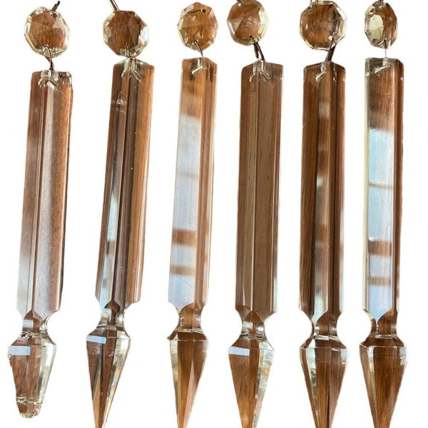 Antique Crystal Prisms - Etsy