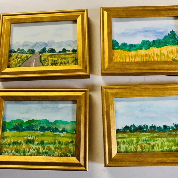 Miniature Framed Art - Etsy