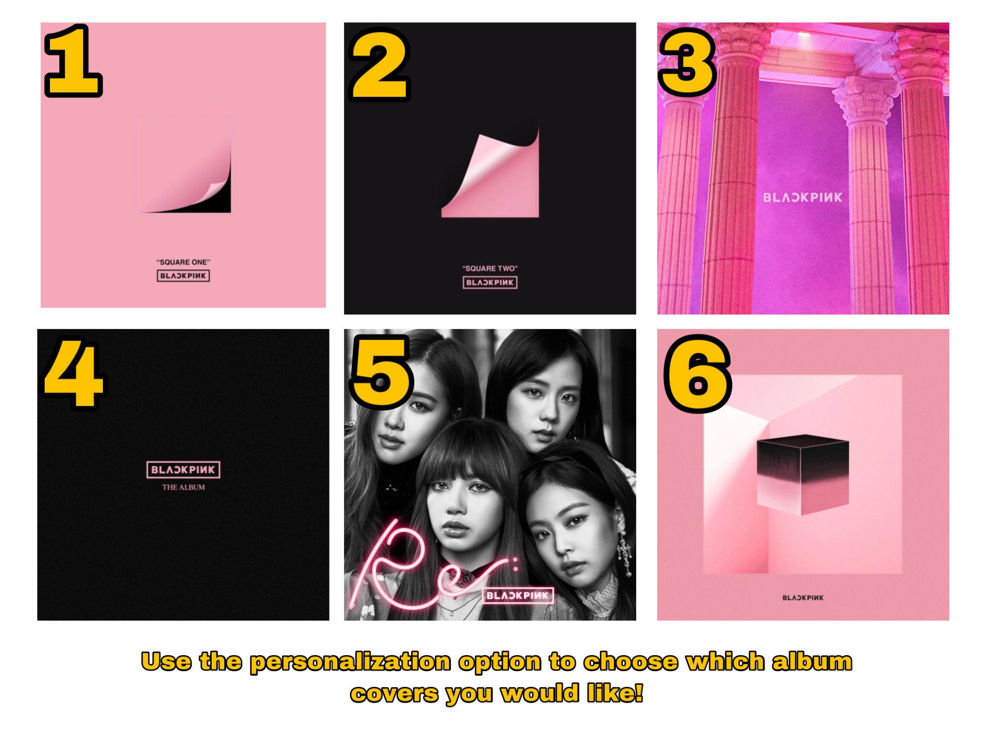 BLACKPINK Album Covers Photo Prints for Wall Decor - Etsy Ireland