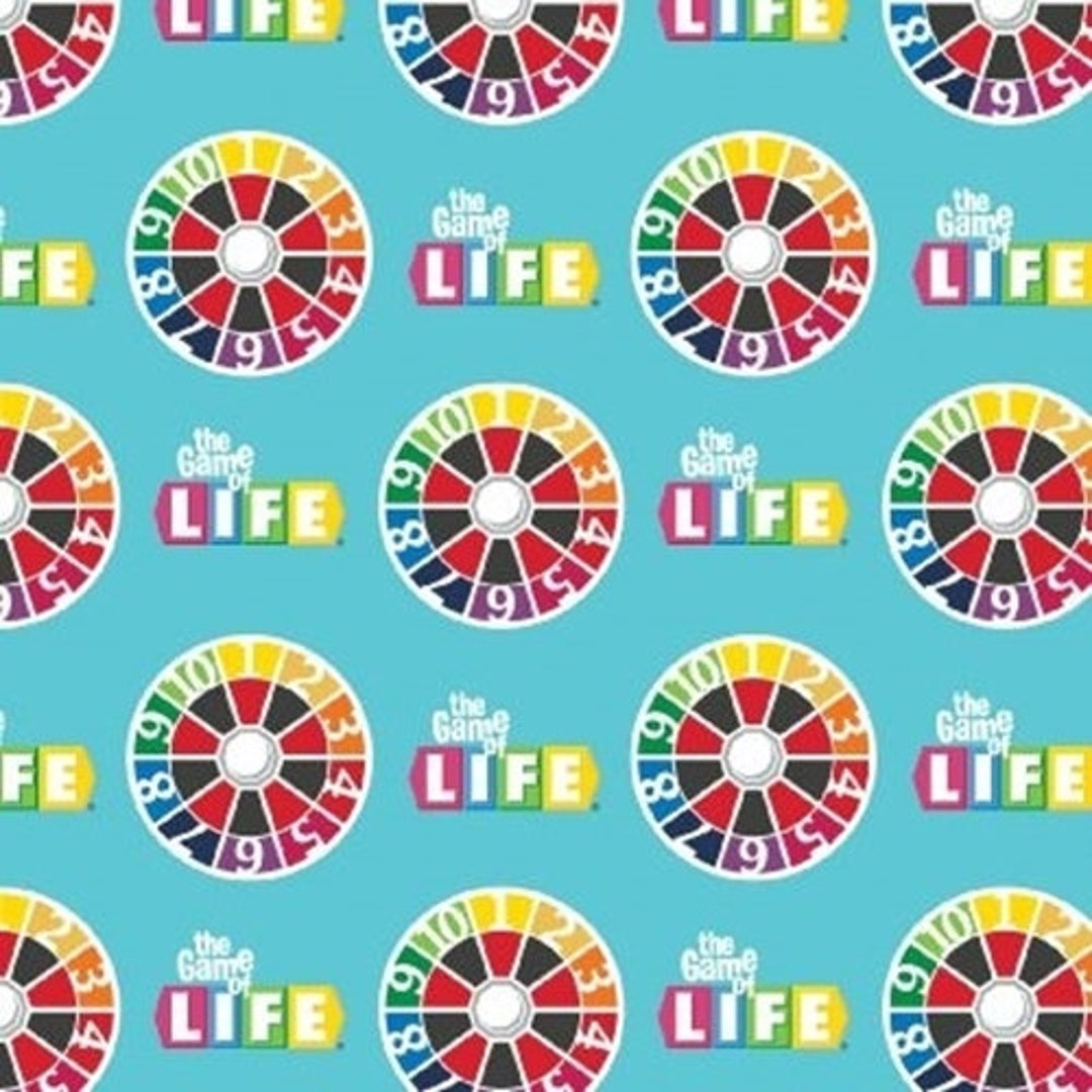 Hasbro - Game of Life - Turn Spinner - Aqua - Half Yard - Etsy