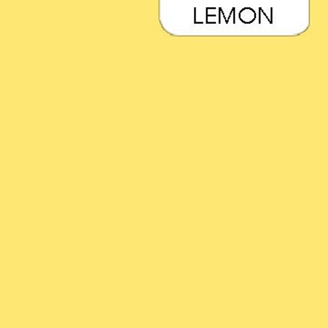 Northcott Colorworks Premium Solid Lemon Half Yard - Etsy