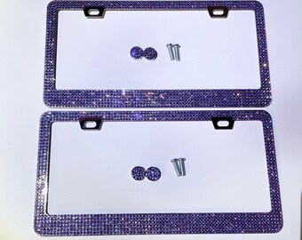 Purple Diamond License Plate - Etsy